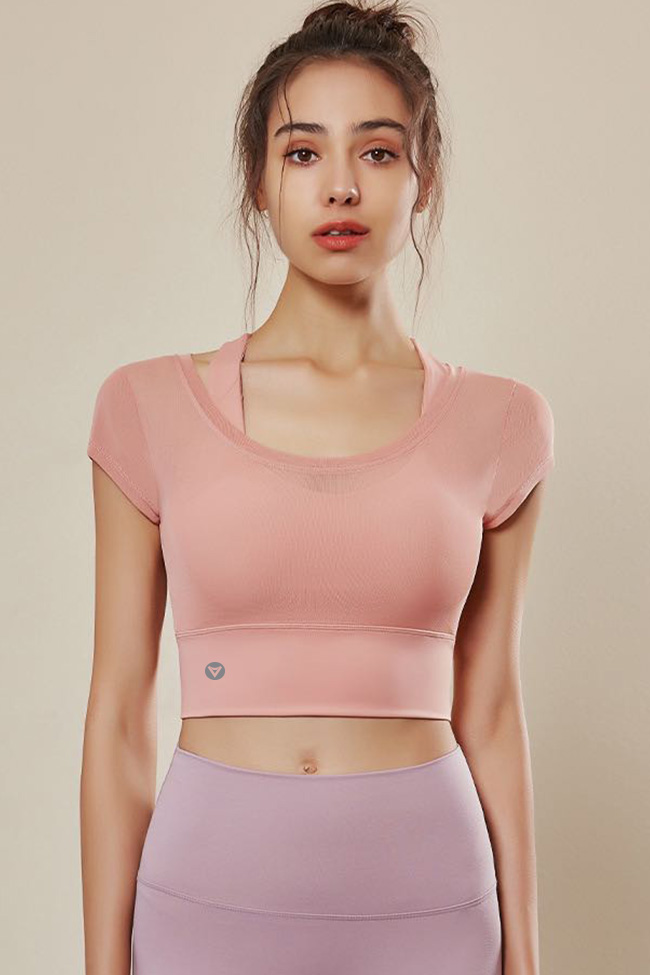 BLUSA CON TOP ALTO IMPACTO ROSA 2318 | COLORES | Top